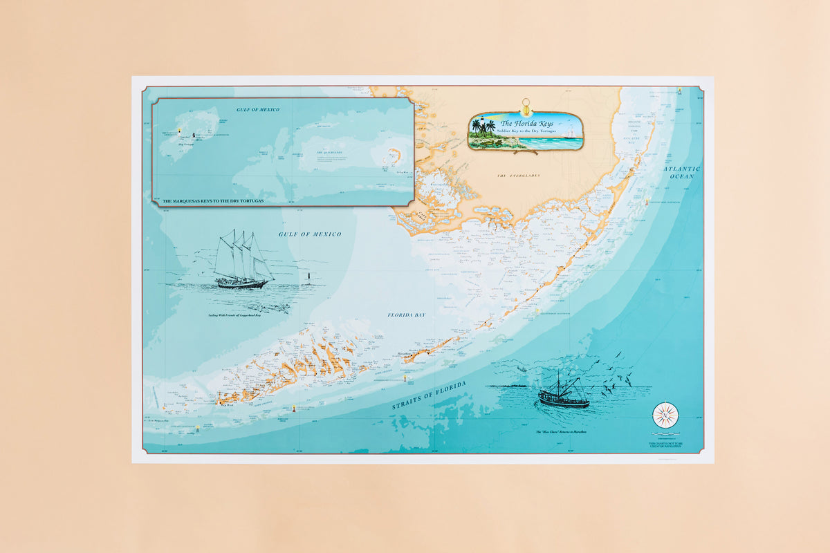 The Original Florida Keys Chart – Sealake Products LLC