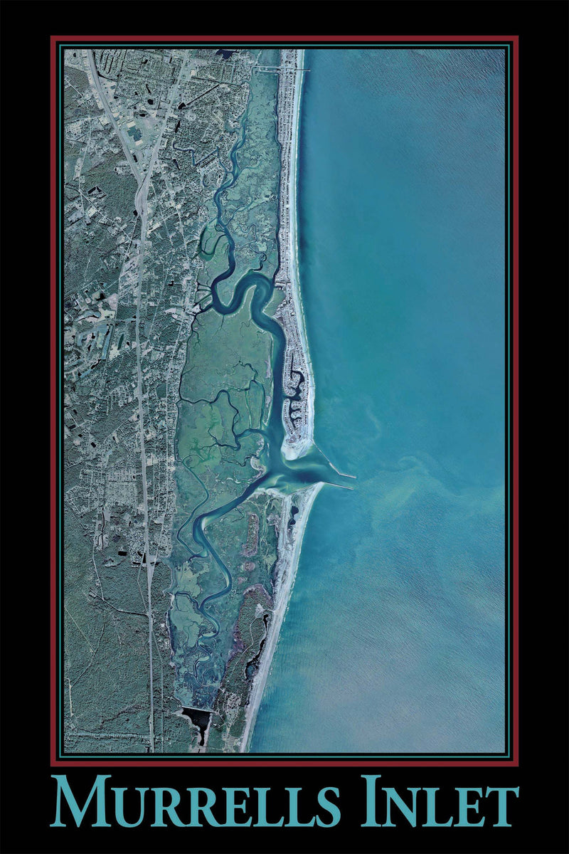 Murrells Inlet Satellite Print – Sealake Products LLC